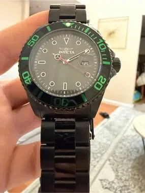 Invicta | Accessories | Invicta Pro Diver 2309 Men Watch Black Green ...